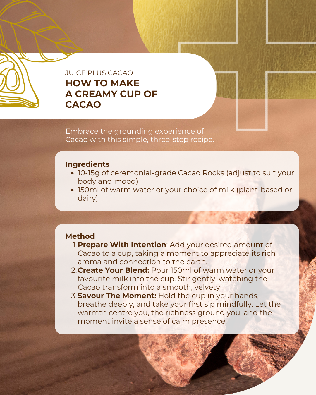 Ceremonial Cacao Rocks - Corrective Chiro