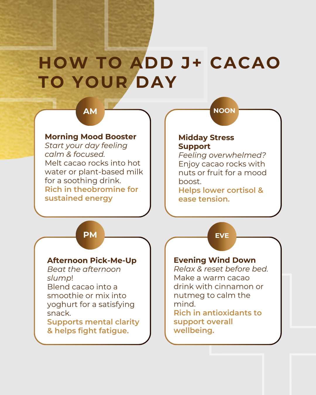 Ceremonial Cacao Rocks - Corrective Chiro